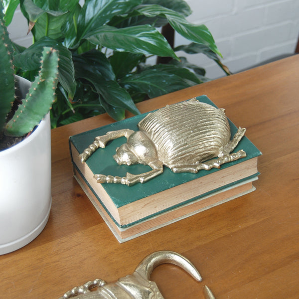 Scarab Wall Mount - Gold – White Moose